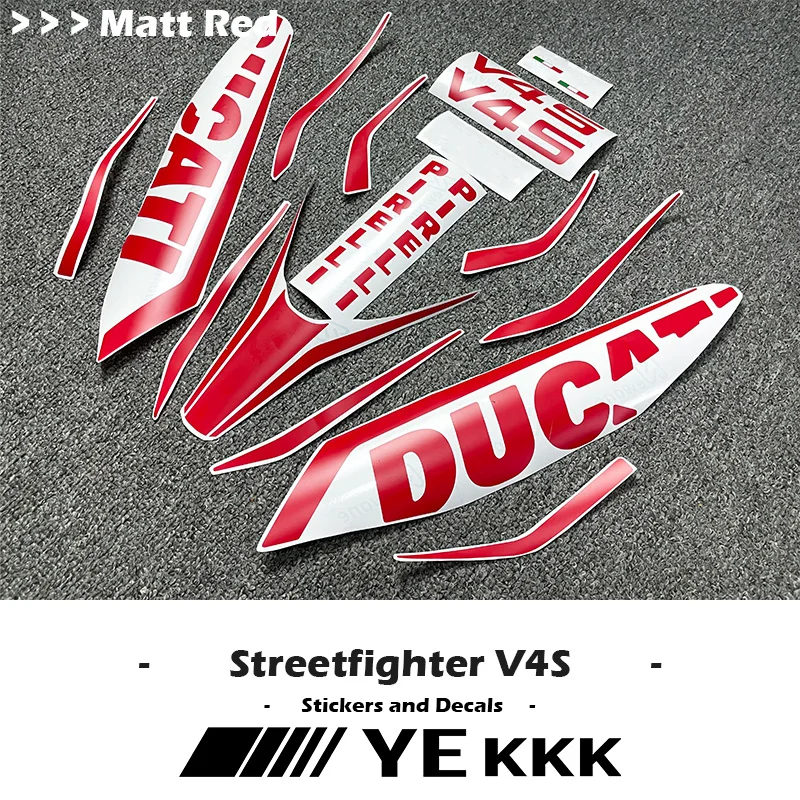 For-Ducati-Streetfighter-V4-V4S-Full-Car-Sticker-Decal-Motorcycle ...