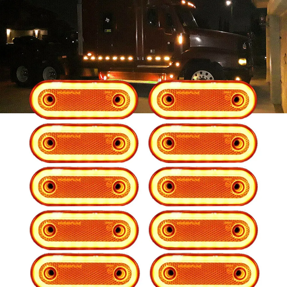 Apuramento-Trailer-Truck-RV-L-mpada-LED-Luzes-Marcador-Lateral-Luz-de ...