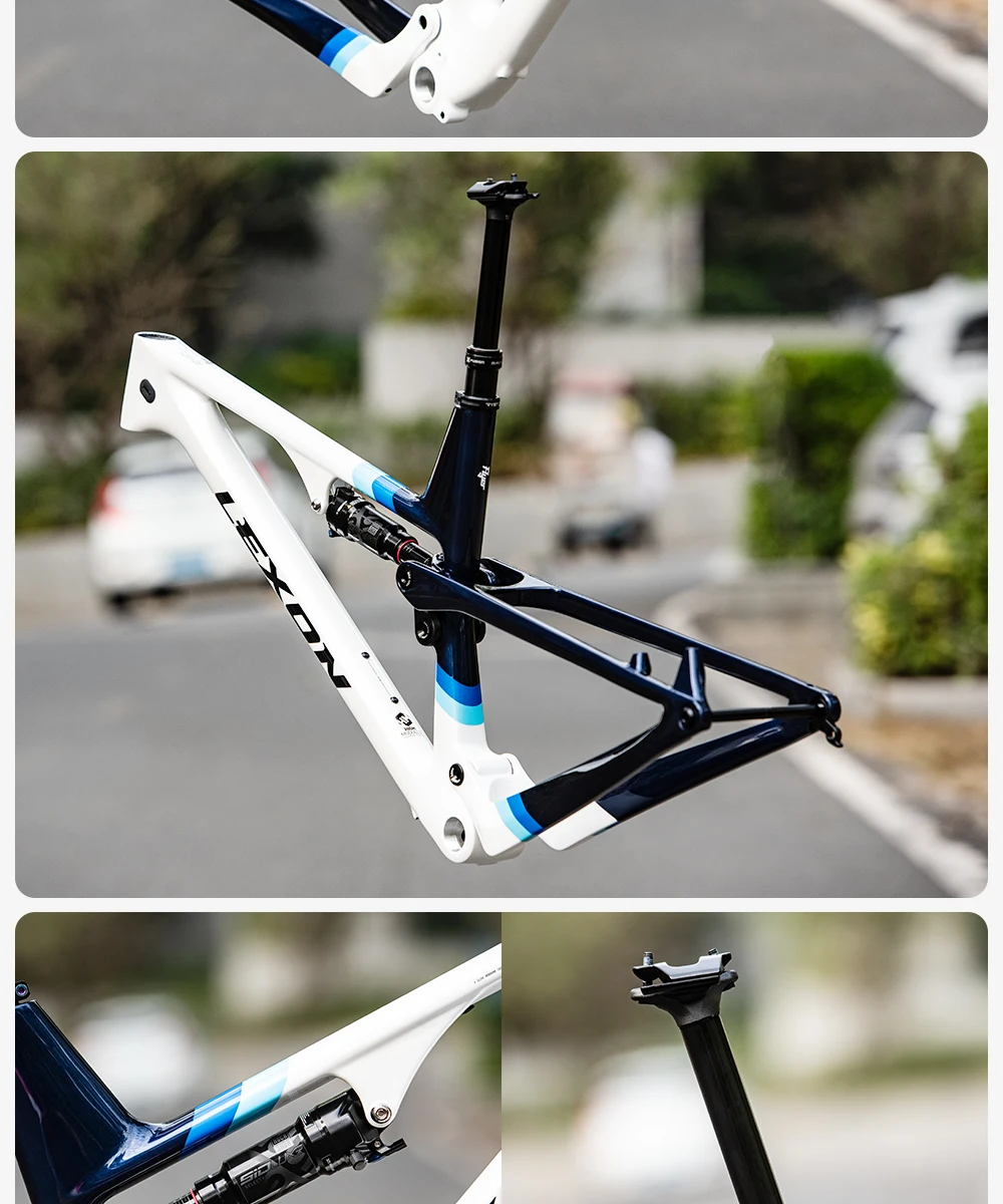 LEXON FLYER Full Suspension Carbon MTB Frames 29er 15.5/17.5/19/21 ...