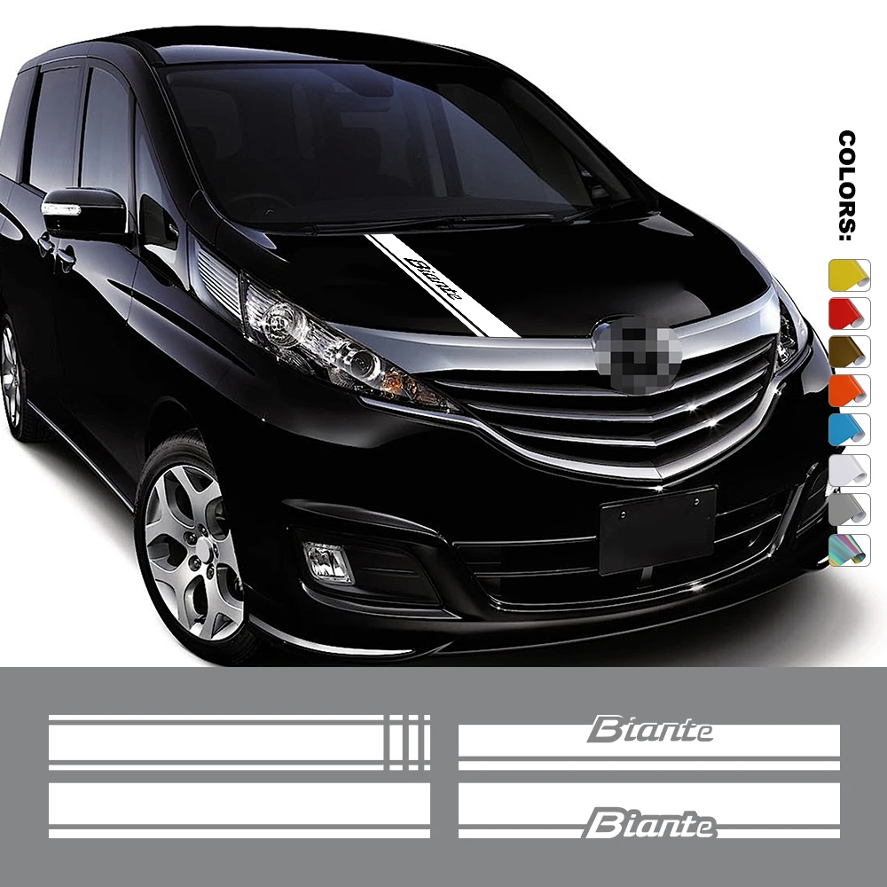 Van-Hood-Stickers-For-Mazda-Biante-CC-20S-20CS-23S-20C-Granz-Car ...