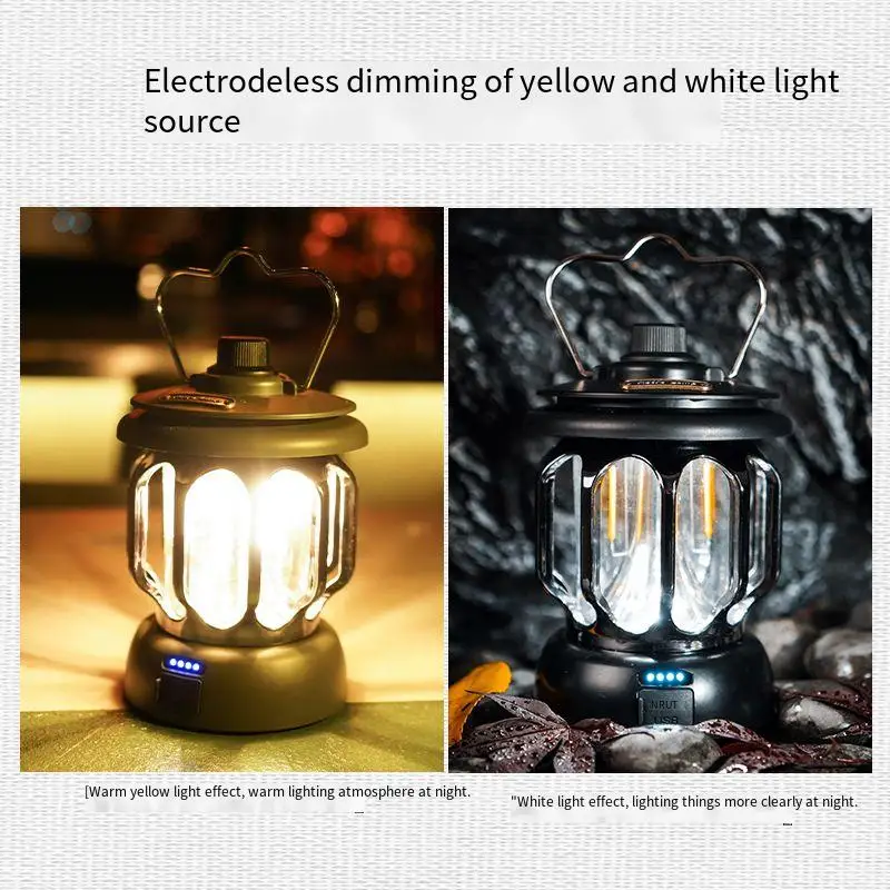 New-Led-Retro-Style-Portable-Outdoor-Camping-Light-lantern-White-Super ...