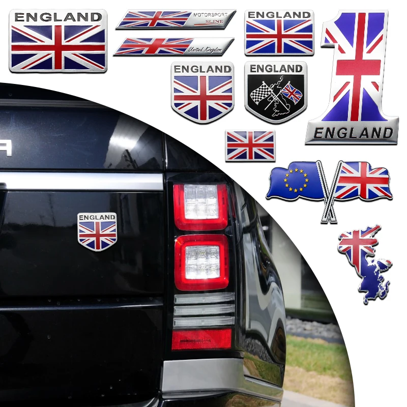 Car-Styling-3D-Aluminum-England-Flag-Stickers-Badge-Emblem-Decals-Auto ...