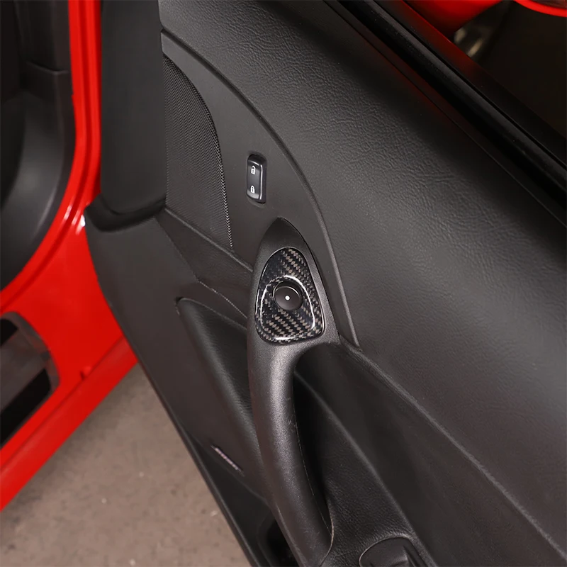 For-Chevrolet-Corvette-C6-2005-2013-Real-Carbon-Fiber-Car-Interior-Door ...