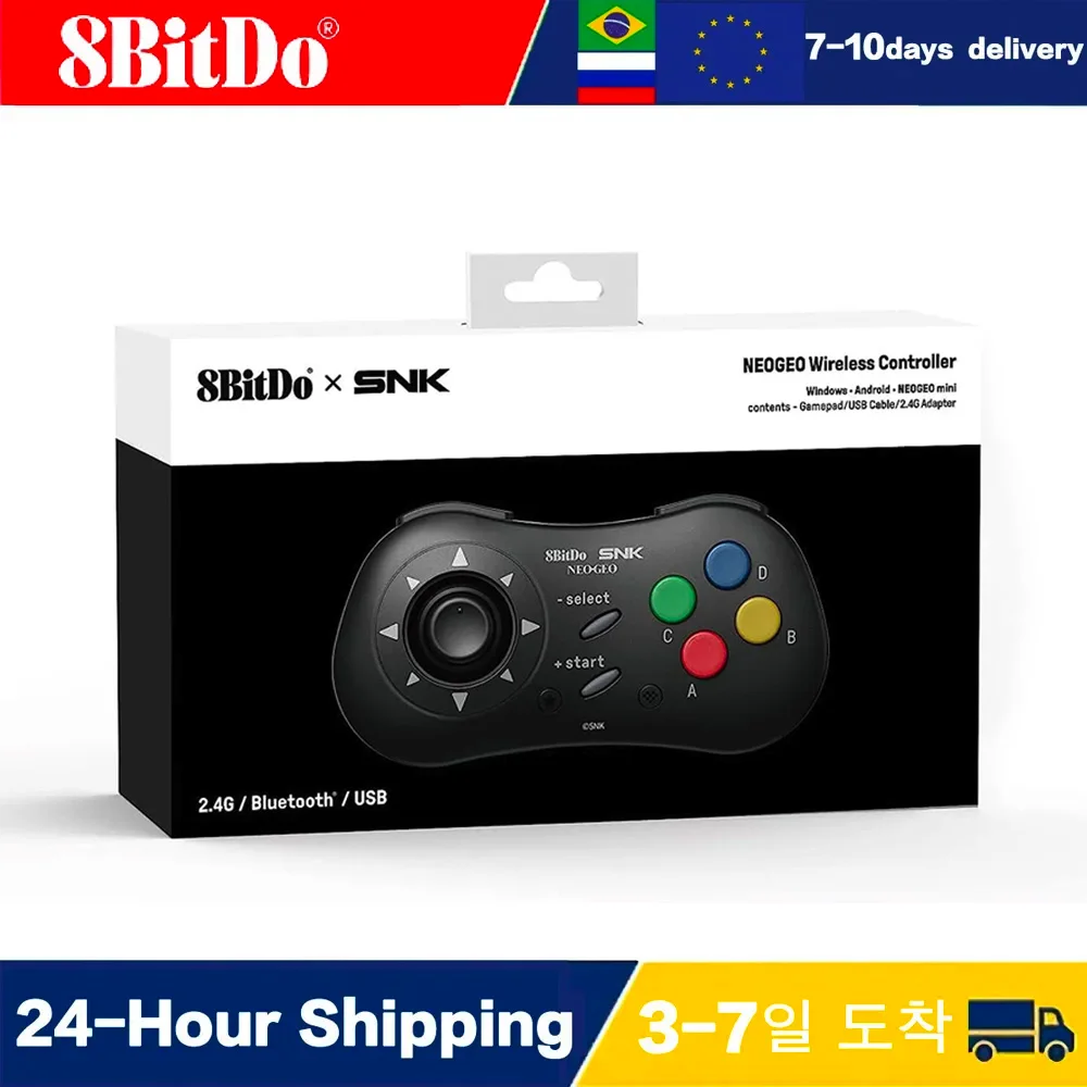 8BitDo NEOGEO Wireless Gaming Controller for Windows 10, 11, Android ...