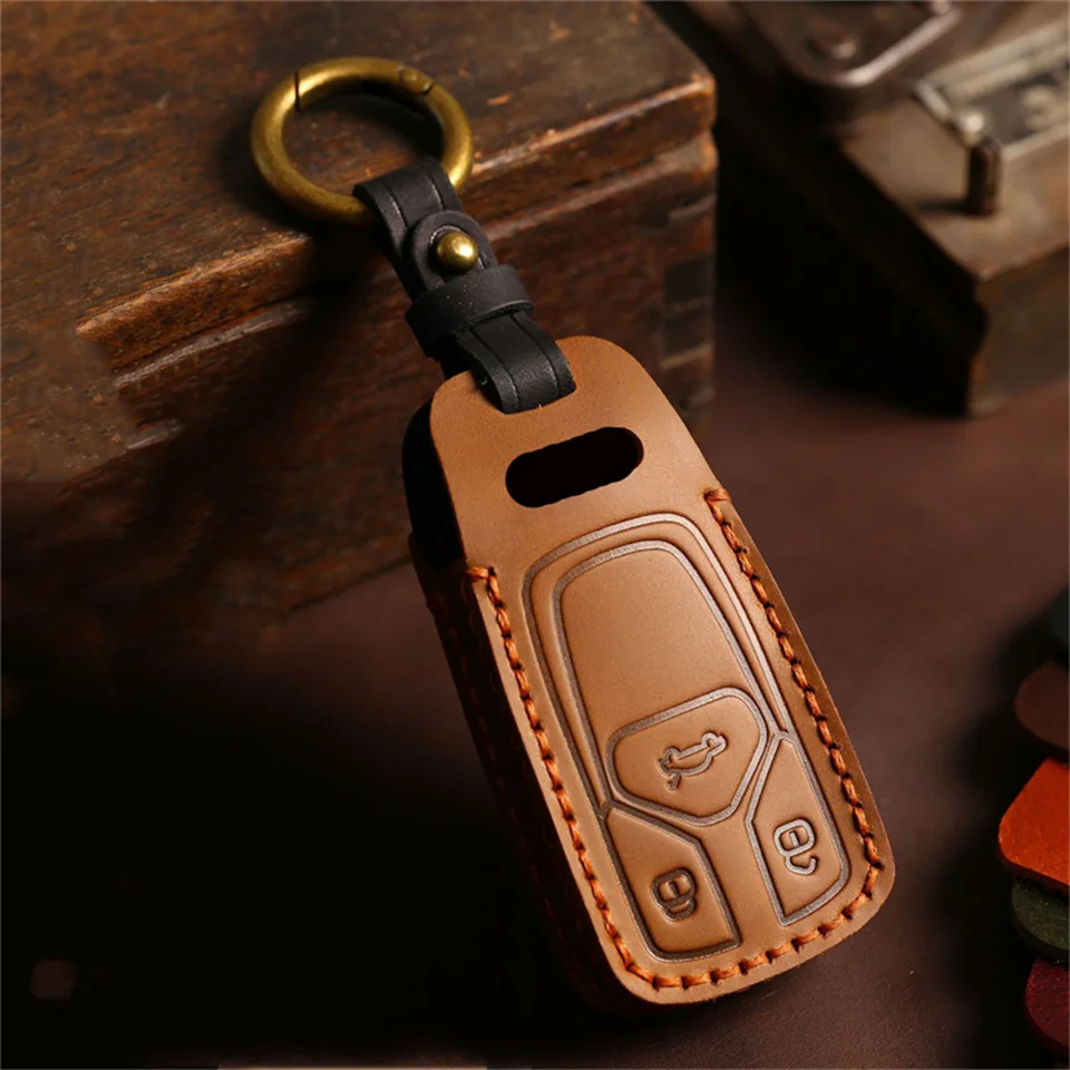 Car Key Case Cover Key Bag For Audi A1 A3 8v A4 B9 A5 A6 C7