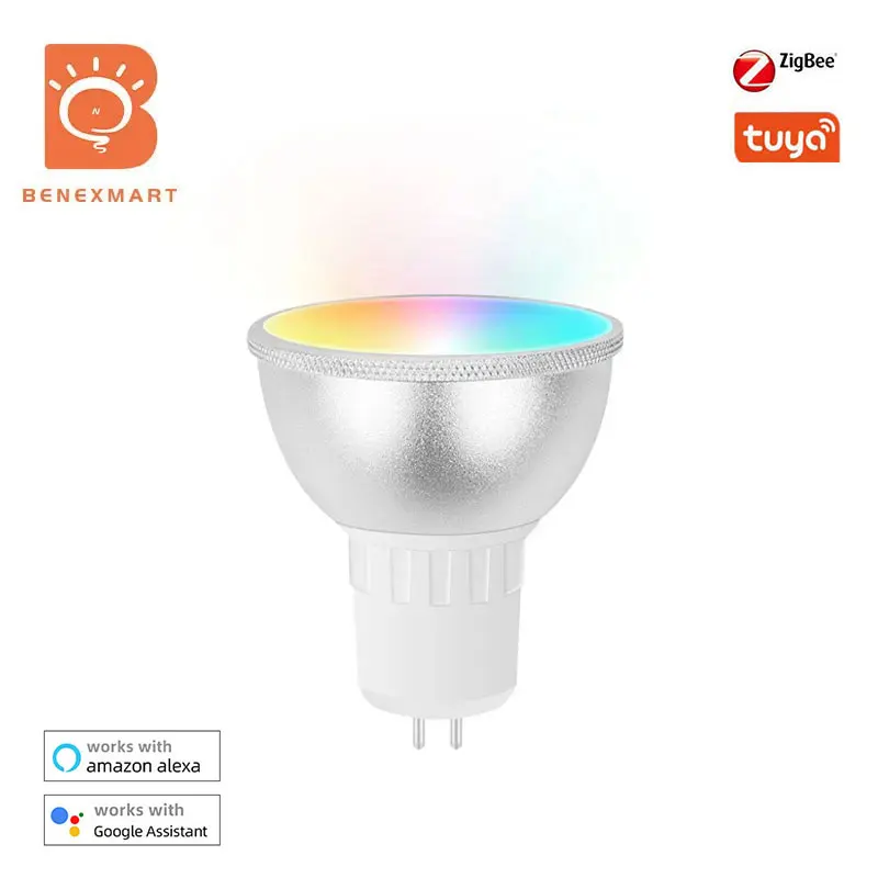 Benexmart-TUYA-Zigbee-GU5-3-Smart-LED-Spotlighting-RGBCW-Dimmable-Light ...