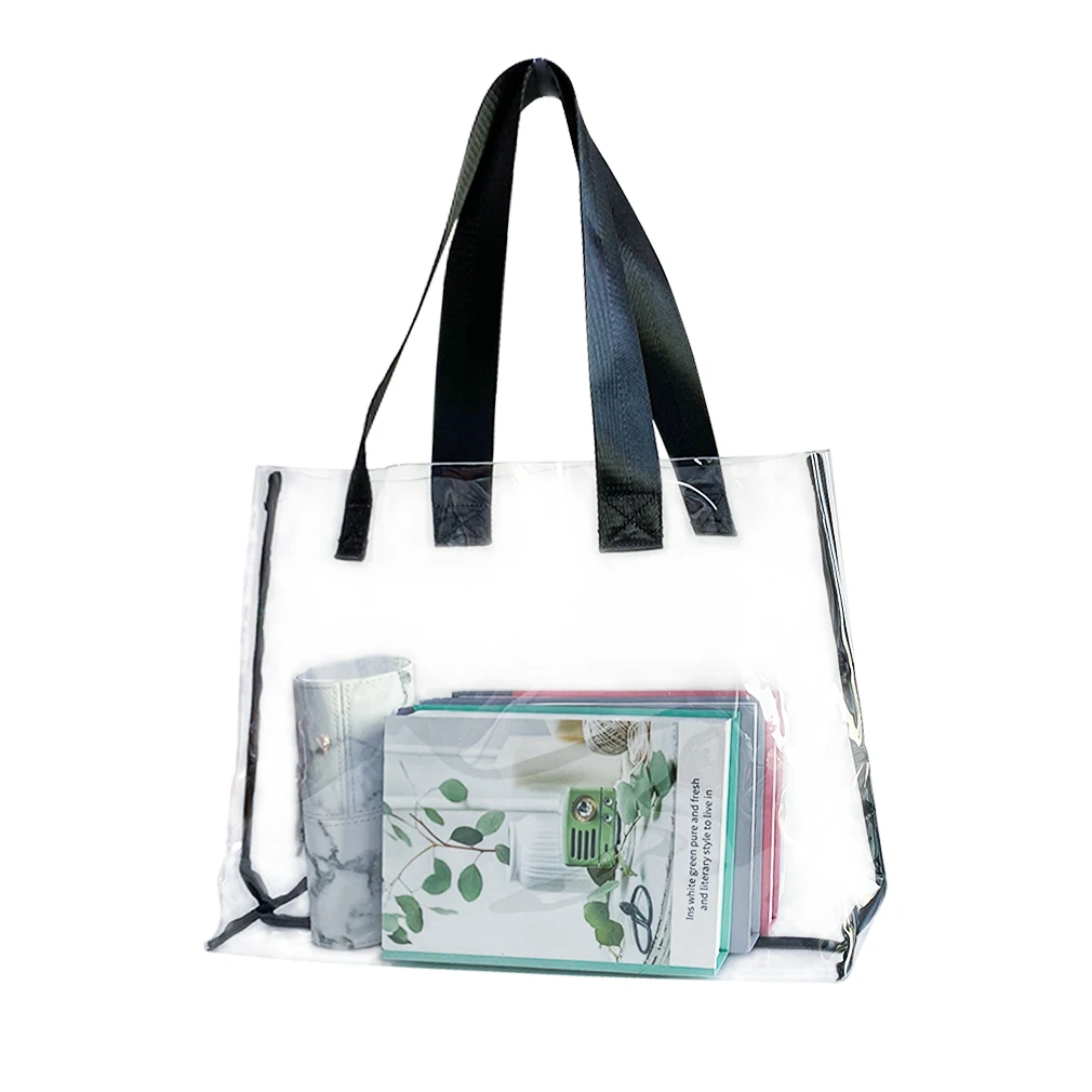 Large-Transparent-Solid-Color-Tote-Bag-Versatile-Waterproof-Stain ...