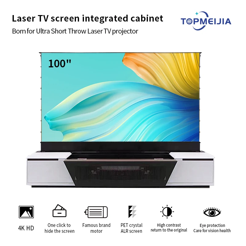 100-Inch-Motorized-Floor-Rising-Projector-Screen-Intelligent-Integrated ...