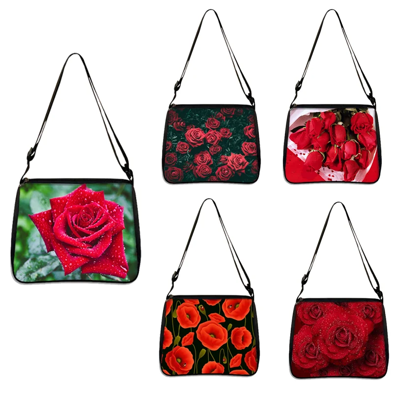 Women's Shoulder Bag | Shoulder Bags Women | Shoulder Bag Roses | Women ...