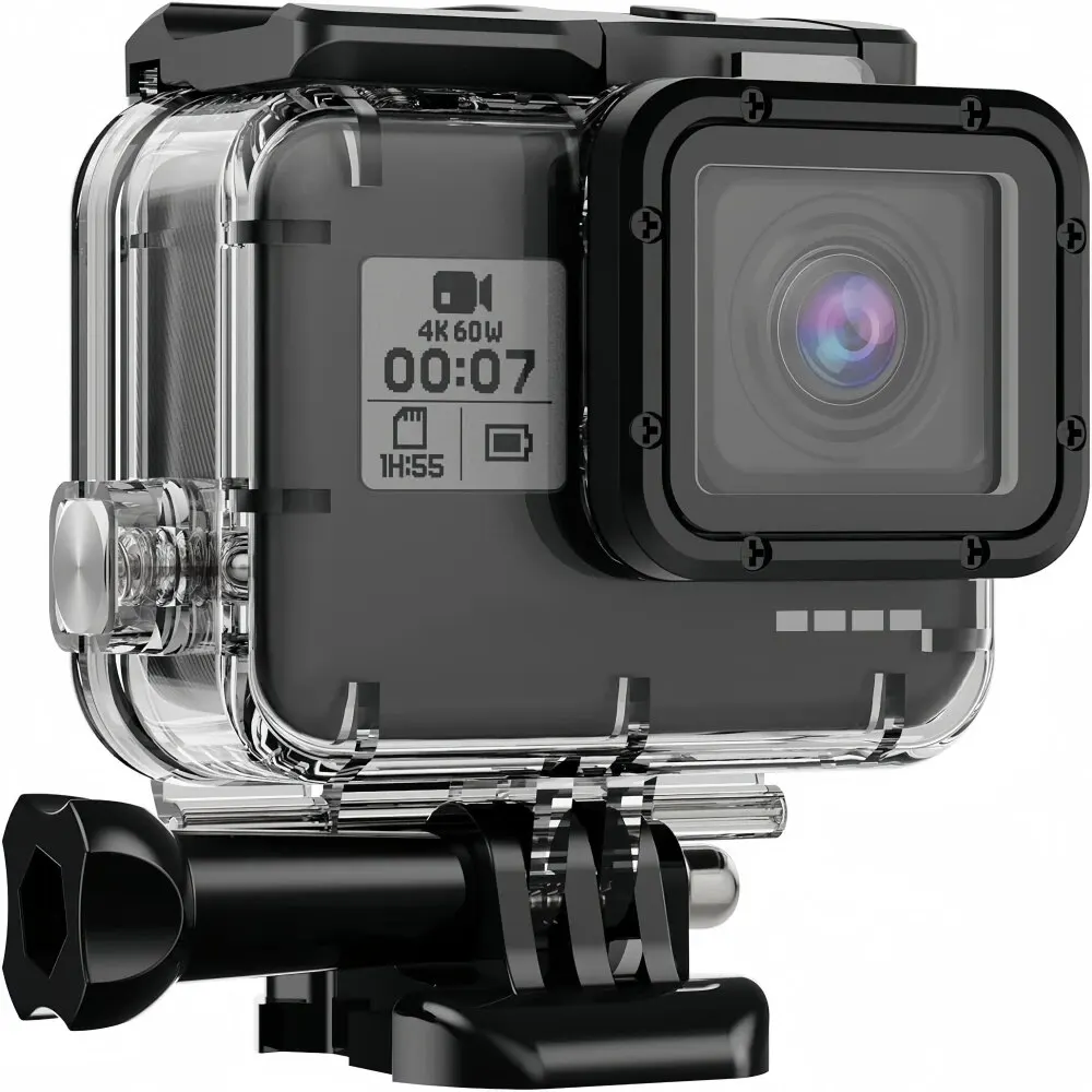 GoPro-Hero-5-6-7-Black-Waterproof-Housing-Case-Underwater-Driving-For ...