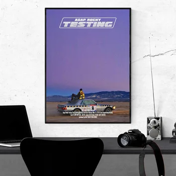 Hip Hop Rapper Asap-Rocky Music Album Cover Live Love Testing Poster ...