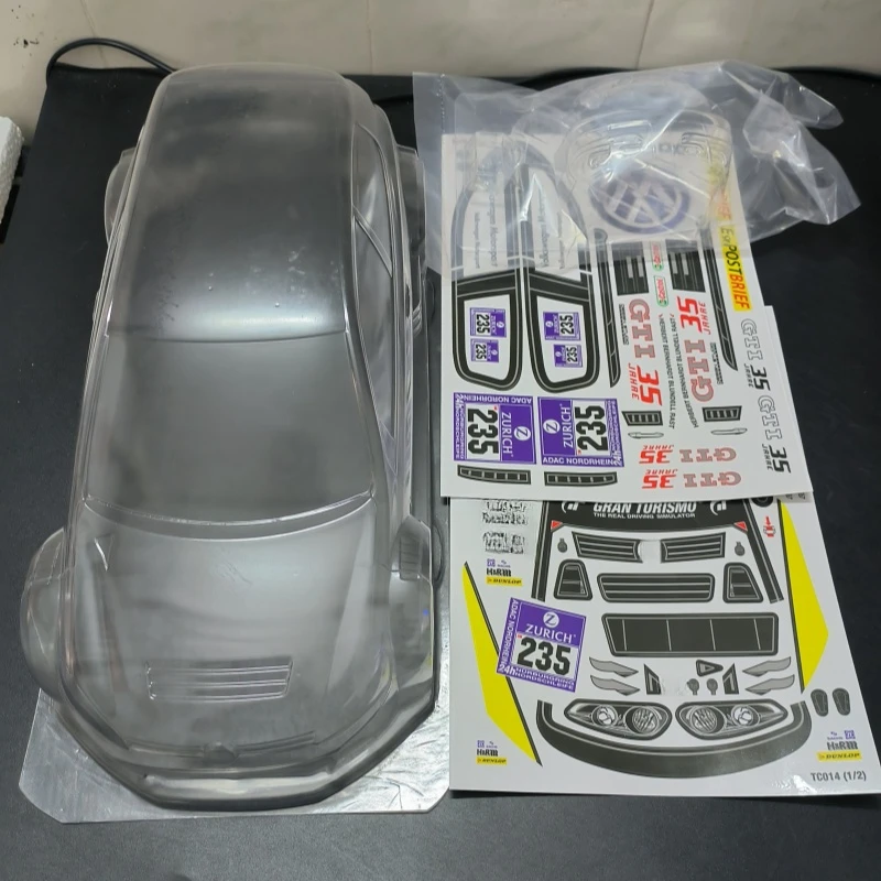 TC014-1-10-Golf-GTI-Clear-Body-Shell-190mm-width-257mm-Wheelbase-RC ...