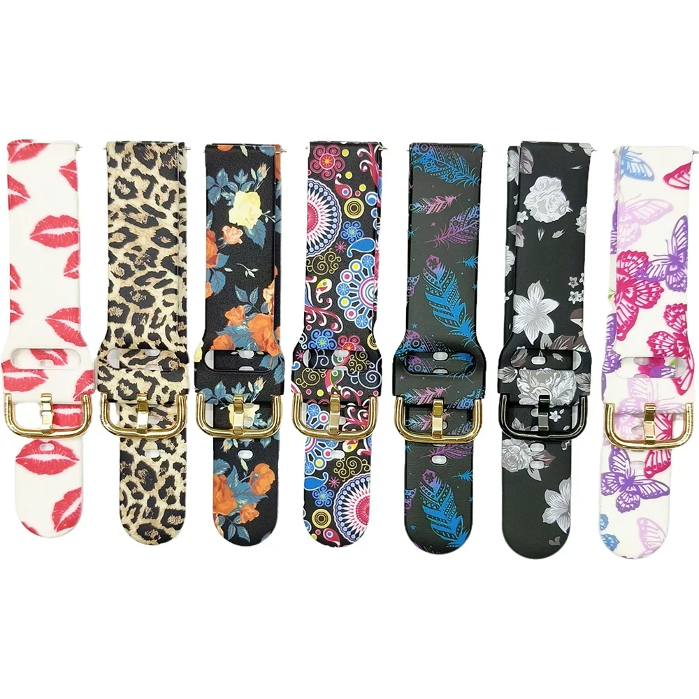 Женский силиконовый ремешок с принтом для Redmi Watch 5 lite ...