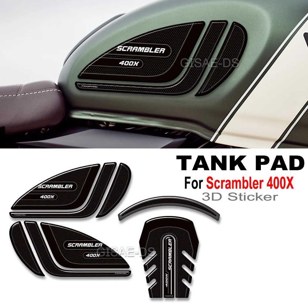 New For Triumph Scrambler 400X 400 X Motorcycle Accessories Tank Pad ...