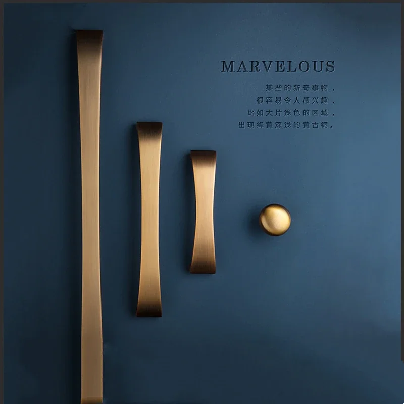 Nordic-Classic-Zinc-Alloy-Handle-Bronze-Handle-Drawer-Pulls-Kitchen ...