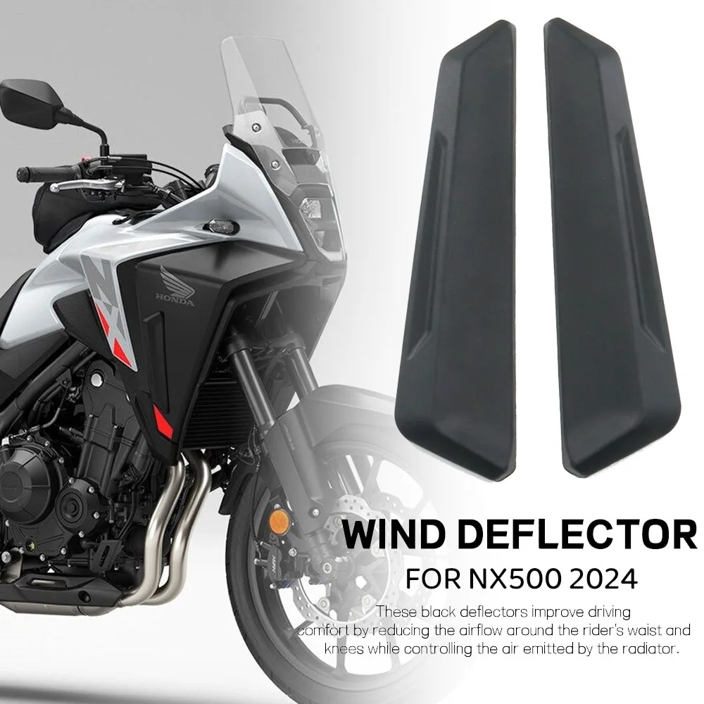 2024-NEW-Motorcycle-Accessories-Deflector-Wind-Deflector-Radiator-For-Honda-NX500-NX-500-NX400 ...