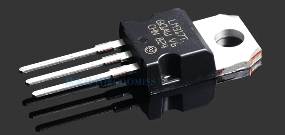 Regulador-de-tens-o-linear-ajust-vel-transistor-10-cristais-inseridos-diretamente-LM317T ...