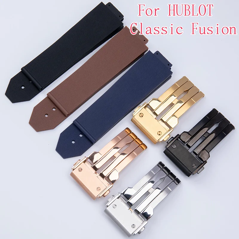 19x26MM 16X21MM13X20MM Silicone Rubber Watch Strap for HUBLOT Classic ...