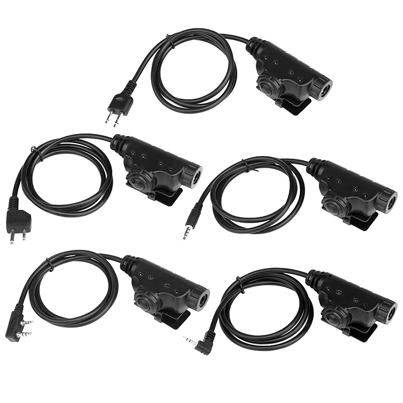 Tactical-PTT-Press-To-Talk-U94-V2-Switch-Back-Clip-NATO-U174-Standard ...