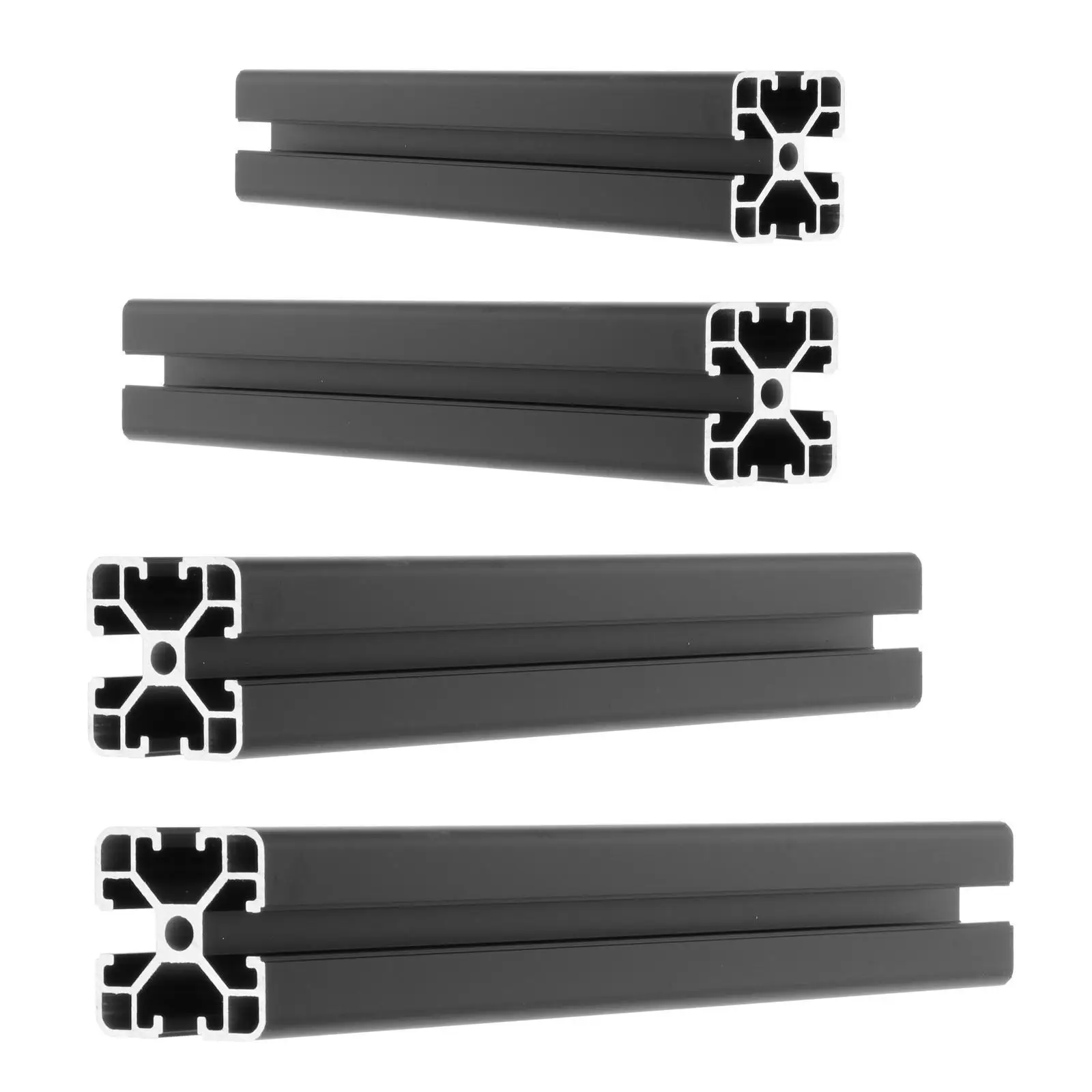 T-Slot-Aluminum-Profile-Extrusion-European-Standard-Black-Anodized ...