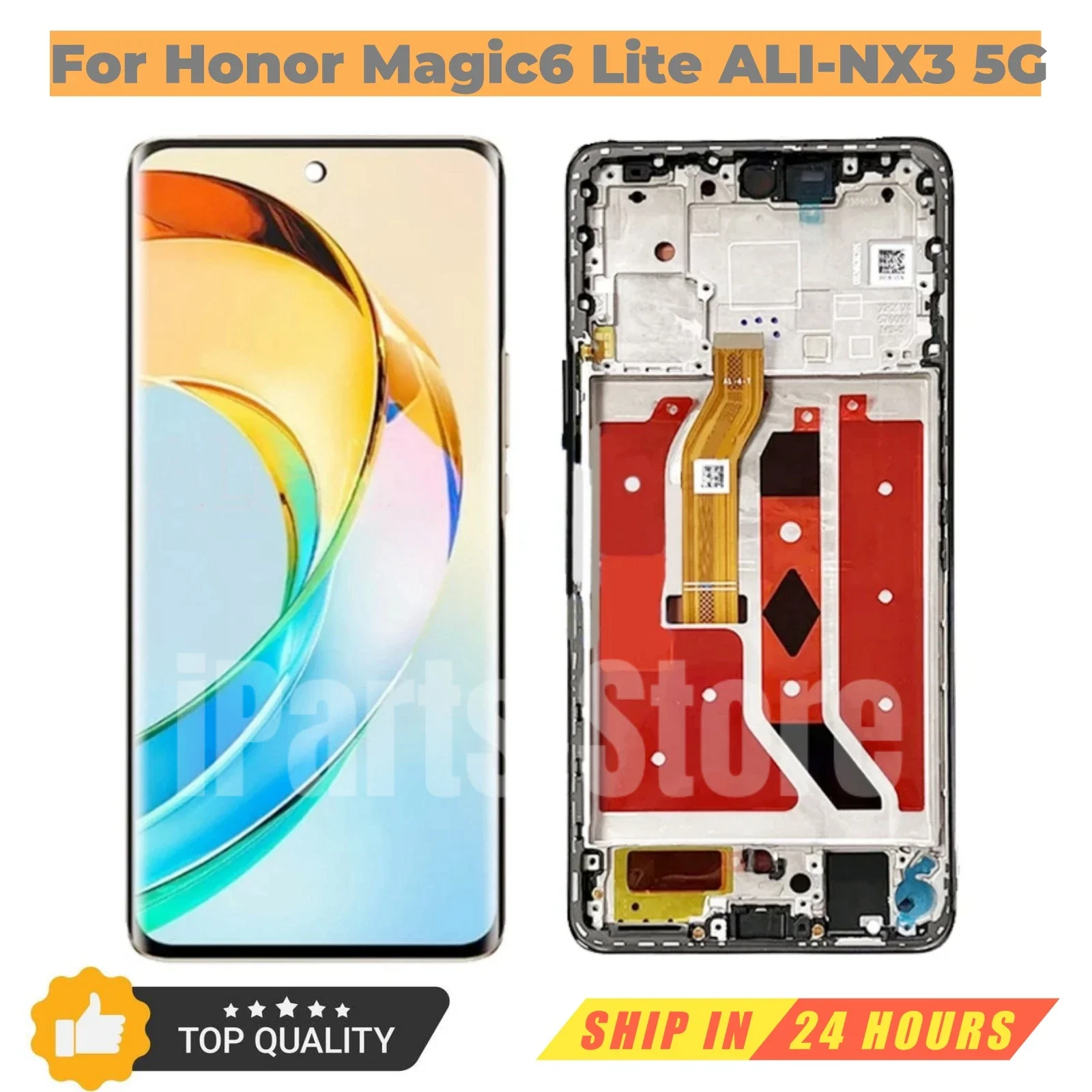 iParts Replacement New Display For Honor Magic6 Lite ALI-NX3 5G 120hz ...
