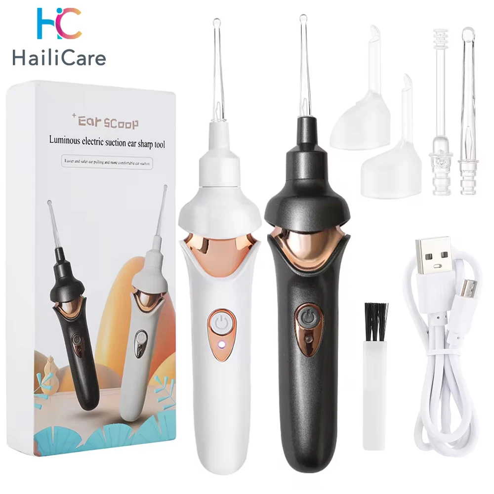 Luminous-Electric-Suction-Ear-Spoon-Rechargeable-Ear-Pick-LED-Light ...