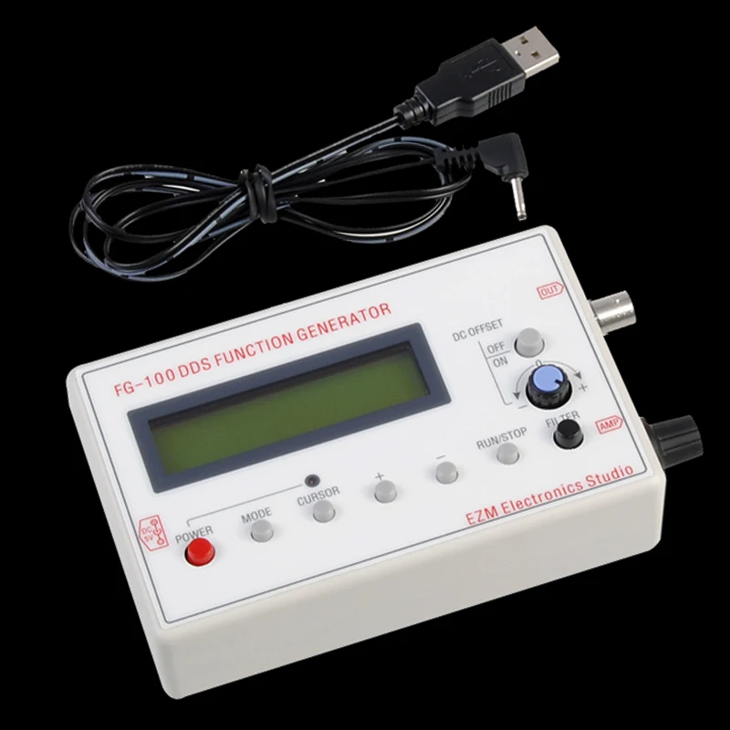 DDS Signal Generator com display LCD, Signal Source Meter, Sine ...