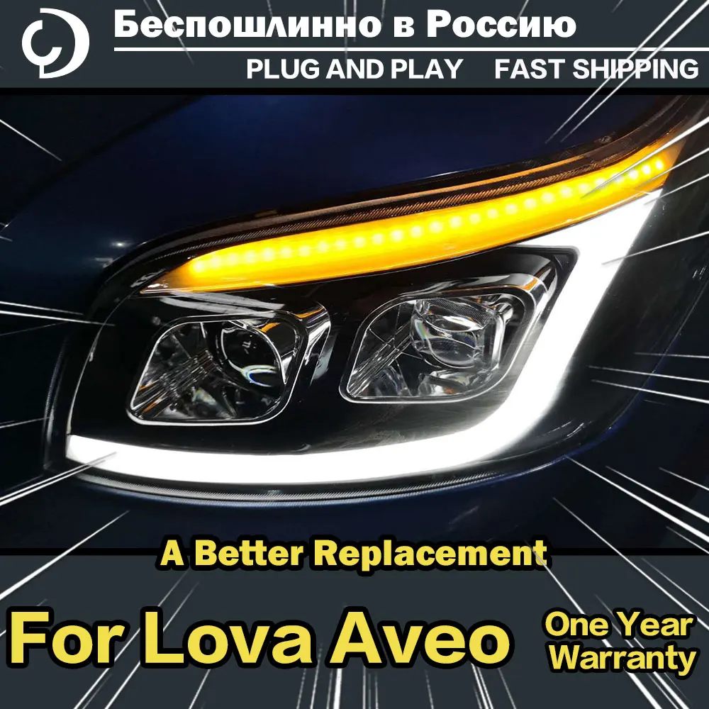 AKD-faros-de-estilo-de-coche-para-Chevy-Lova-Aveo-2004-2018-LED-DRL ...