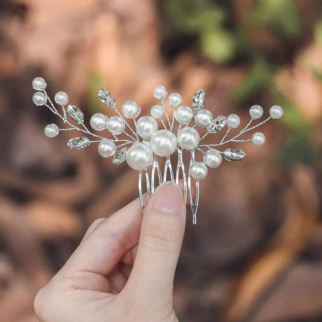 Pearl hair comb wedding 60 photos - Astyledwedding.com