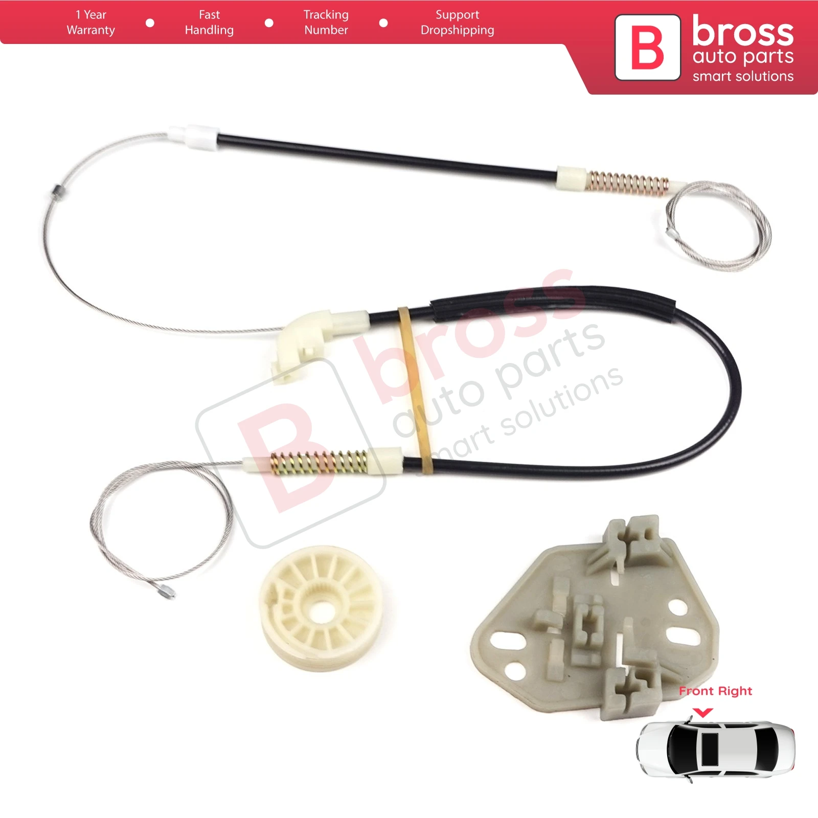 BWR1013-Electric-Window-Regulator-Repair-Kit-Front-Right-Door-for ...