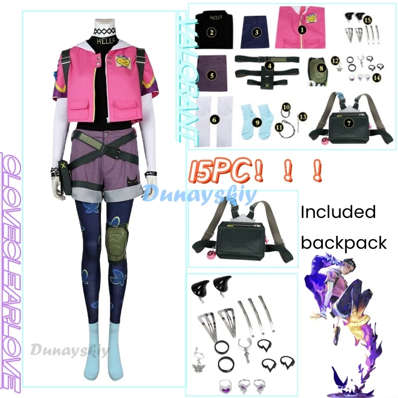 Clove-Clearlove-Cosplay-Costume-Clothes-Uniform-Cosplay-Game-Backpack ...