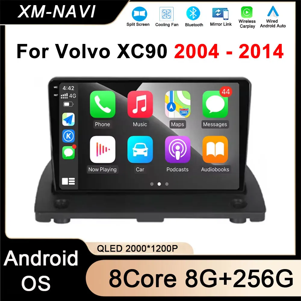 Radio-de-coche-para-Volvo-XC90-2004-2014-reproductor-Multimedia-de-v ...