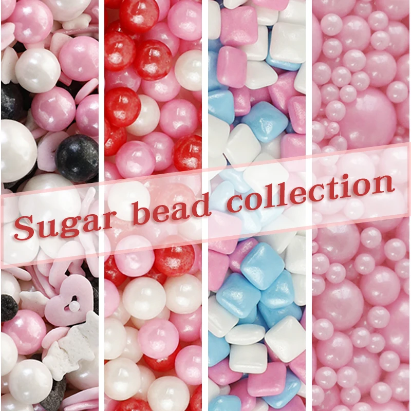 Free shipping 20g Gold Beads Pearl Like Sugar Ball Fondant DlY Cake ...
