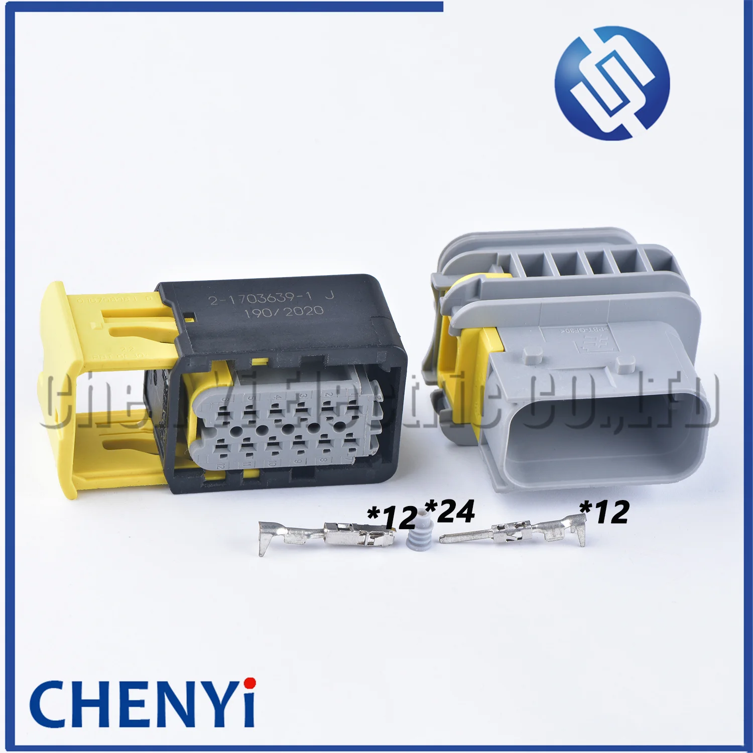 방수 커넥터, 자동차 플러그 및 소켓, 요소 펌프 센서 커넥터, 1 세트, 12 핀, 2 1703639 1, 1 1545277 ...