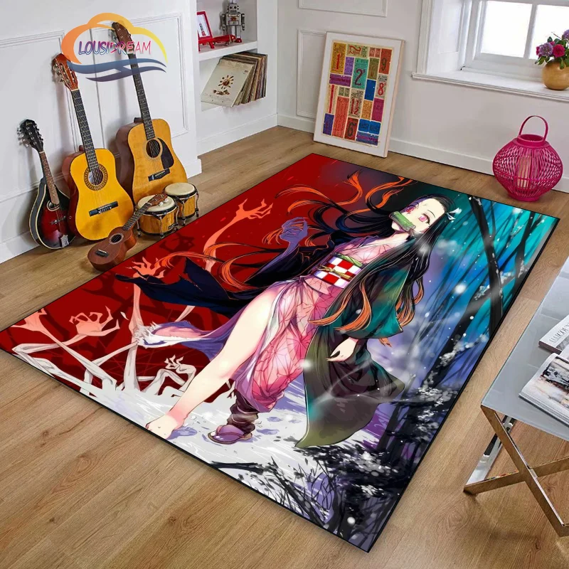 Demon-Slayer-Cartoon-Printed-Carpet-Comic-character-Kamado-Nezuko ...