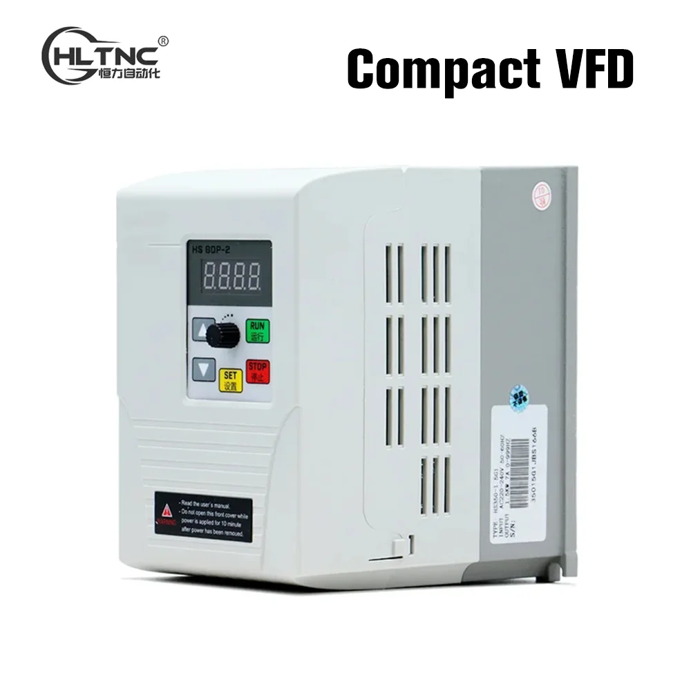 HLTNC-HS350-1-5KW-2-2KW-VFD-Inverter-Spindle-Speed-Controller-220v-1PH ...
