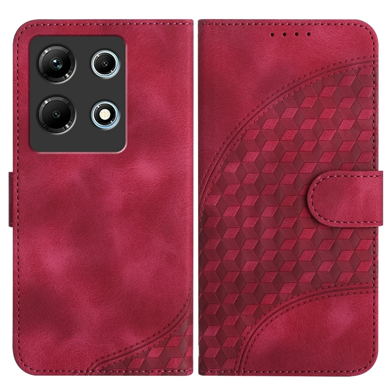 Leather Case for Infinix Note 30 Case Solid Color Flip Stand Cover for ...