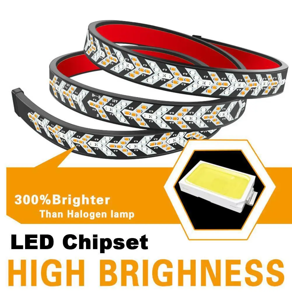 12v-24v-Car-Trunk-Light-Streamer-Light-Strip-Modified-Fishbone-Turn ...