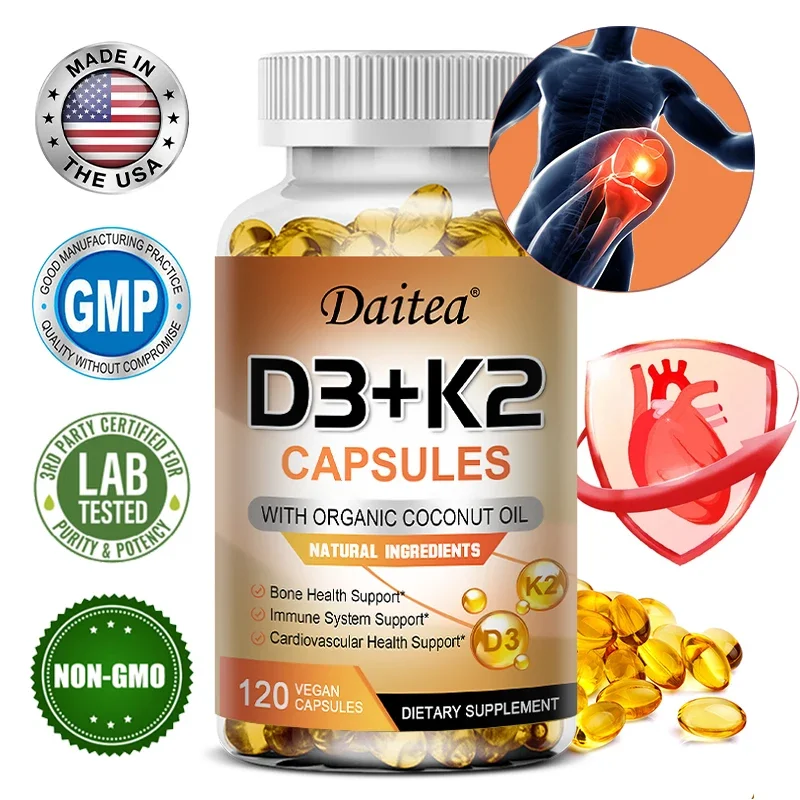 Vitamin-D3-K2-D-and-K-Vitamins-To-Promote-Calcium-Absorption-and ...