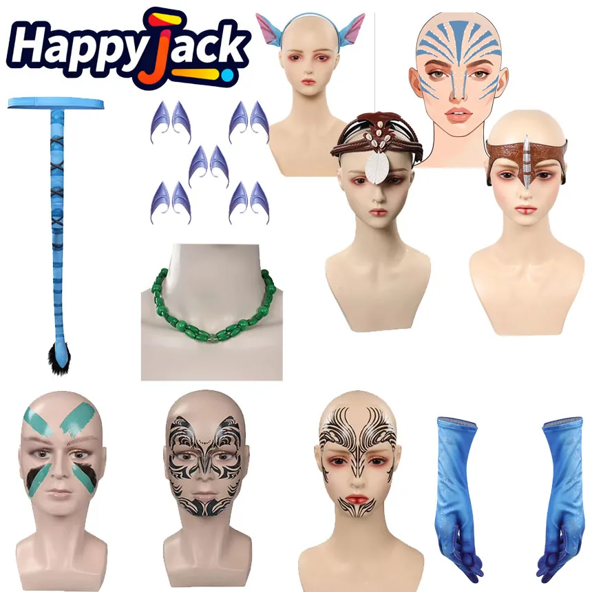 Avatar Neytiri Jake Sully collar de cola de Cosplay, pegatina de ...