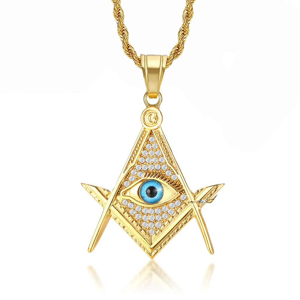 Hip-Hop-Iced-Out-Masonic-All-Seeing-Eye-Pendant-Necklace-Male-Gold ...