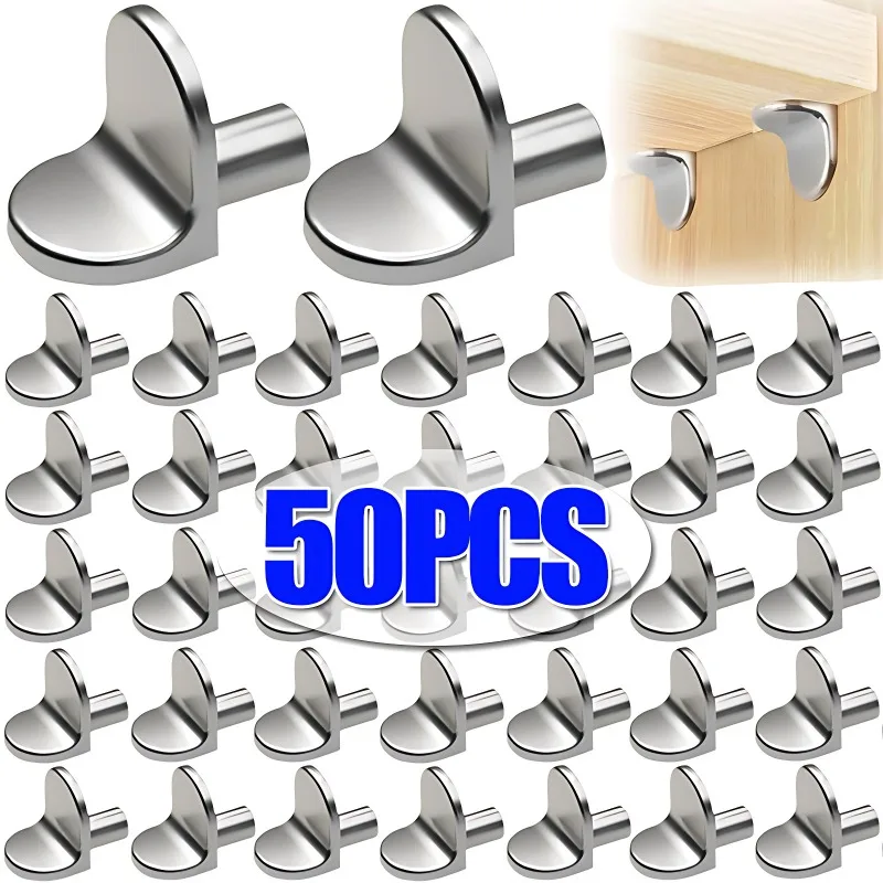 50-10Pcs-Shelf-Support-Studs-Pegs-Pins-Plugs-Shelves-Seperator-Fixed ...