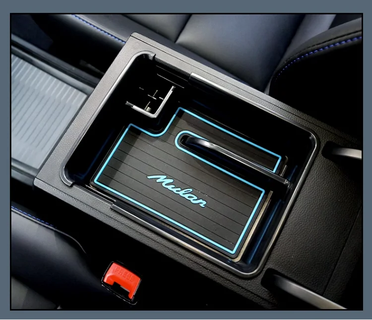 Car Central Armrest Storage Box For MG 4 MG4 EV EH32 MuLan 2022 2023 2024 Center Console ...