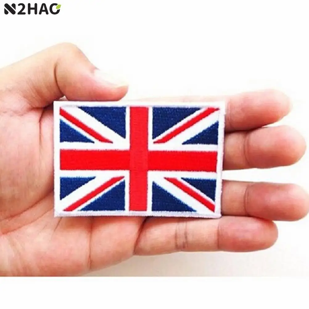 Infrared-Reflective-IR-United-Kingdom-Flag-Embroidery-Patch-Green-Great-Britain-National-UK-GB ...