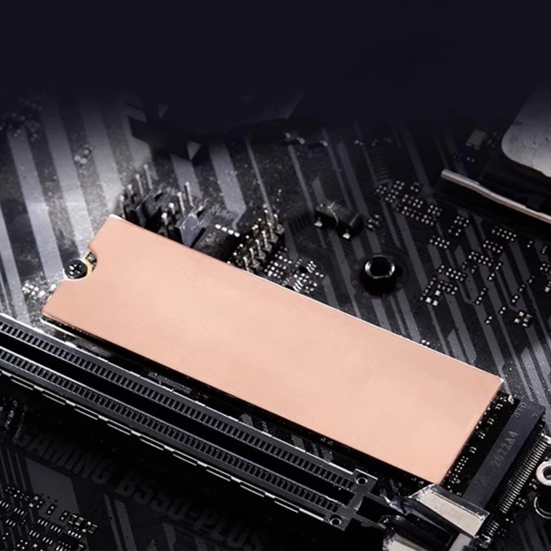 M.2 NVMe 2280 SSD Heatsink Thermal Shield 2280 SSD Heat Sink Copper ...