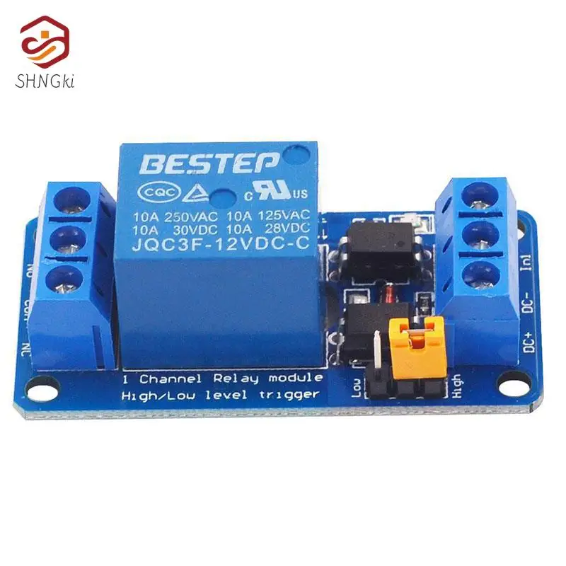 3-3V-5V-12V-24V-1-Channel-Relay-Module-High-And-Low-Level-Trigger-Dual ...