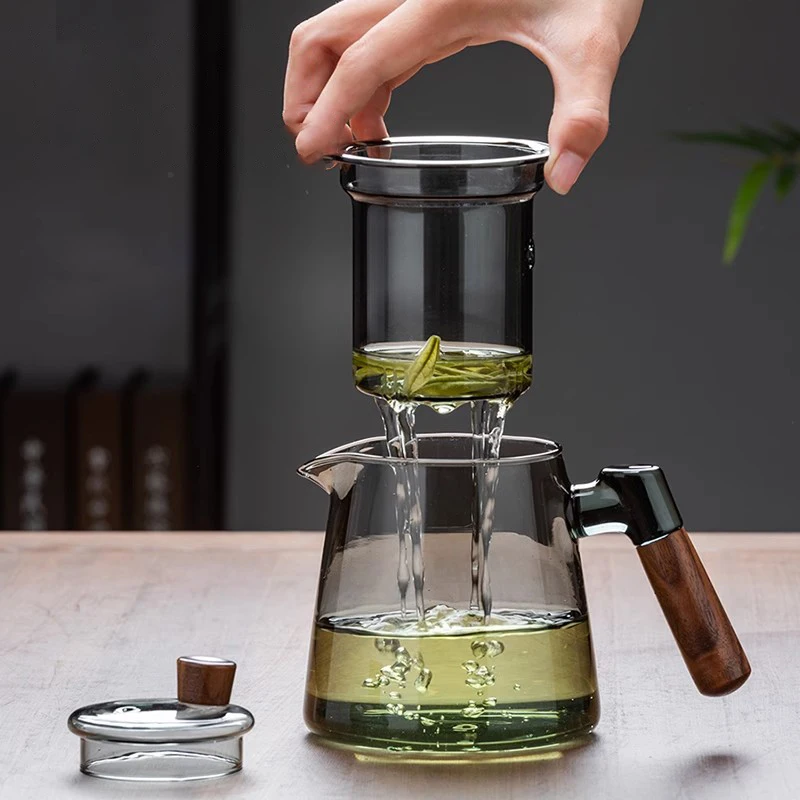 GIANXI High Borosilicate Glass Tea Pot With Handle Household ...