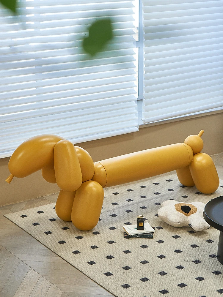 Nordic-Minimalism-Plastic-Balloon-Dog-Bench-Kindergarten-Stool-Creative ...