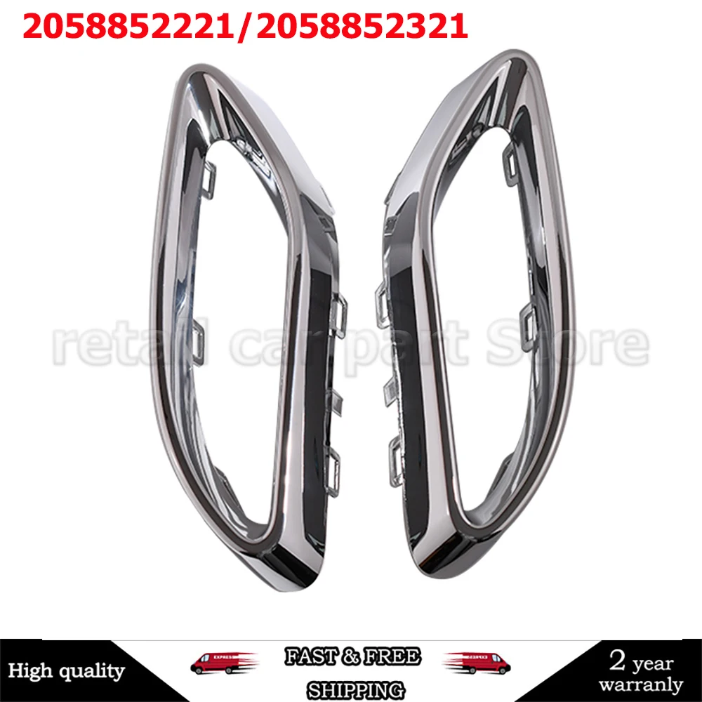 LEFT-1Pc-Or-RIGHT-1Pc-Rear-Exhaust-Pipe-Trim-Bezel-Car-Parts-Suitable ...