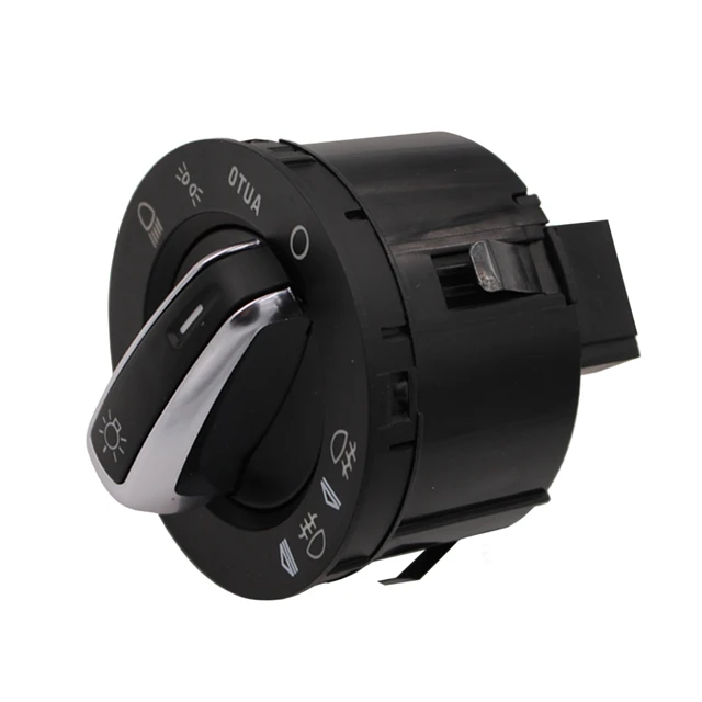 Free Shipping Chrome Headlight Switch Contorl For Audi A6 S6 C6 Rs6 ...